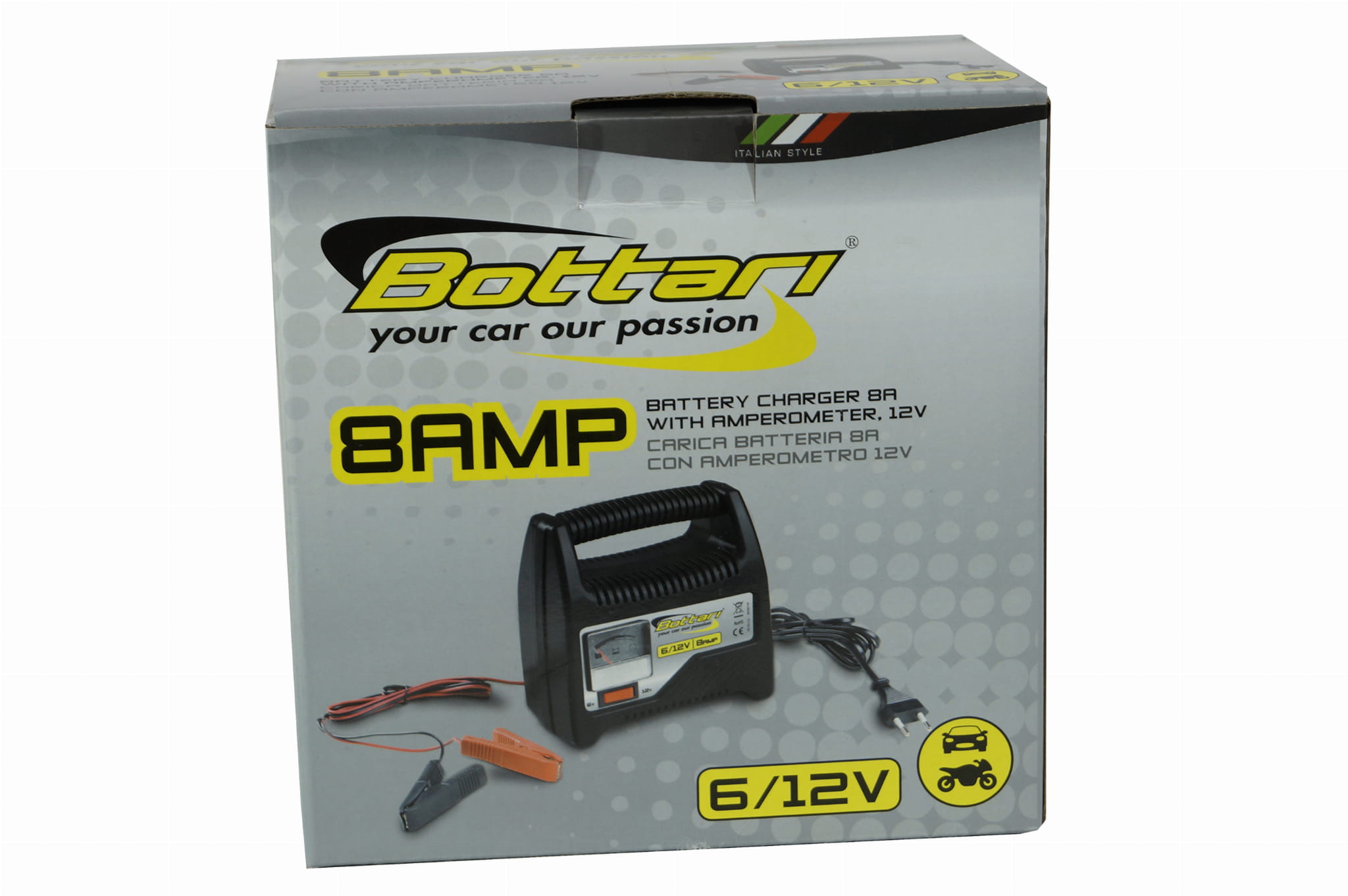 Prostownik - 8 AMP - 6/12V - BOTTARI - GoodMajster.pl